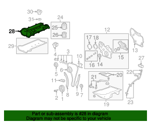 2006-2012 GM Camshaft Cover 12614738 GM | GMPartsDirect.com