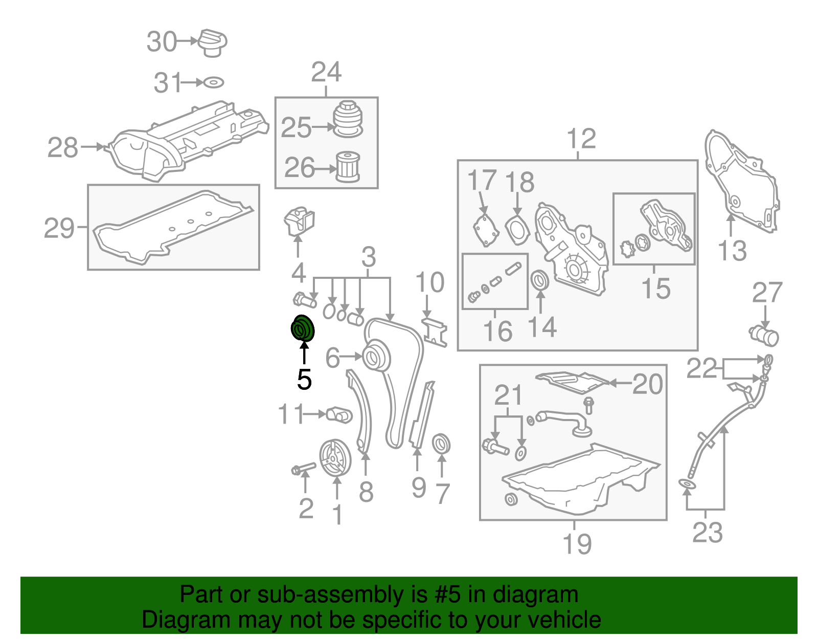 2006-2017 GM Camshaft Phaser 12621505 | OEM Parts Online