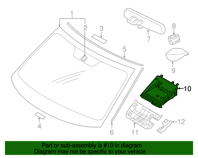 2017-2018 Mitsubishi Control Unit 8638A498 | Mitsubishi Parts Warehouse