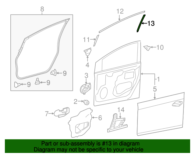 2010-2015 Toyota Stripe 75966-47010 | Toyota Parts Center