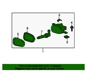 Genuine OEM Fog Lamp Assembly | 211-820-05-56-64 | Fits Select 2003 ...