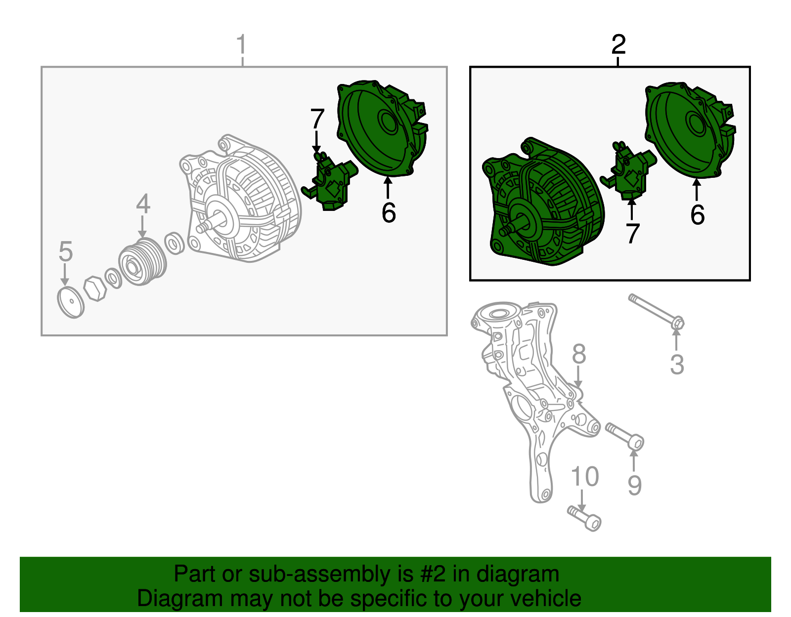 2017 Audi Alternator 06K-903-015-DX | TascaParts.com