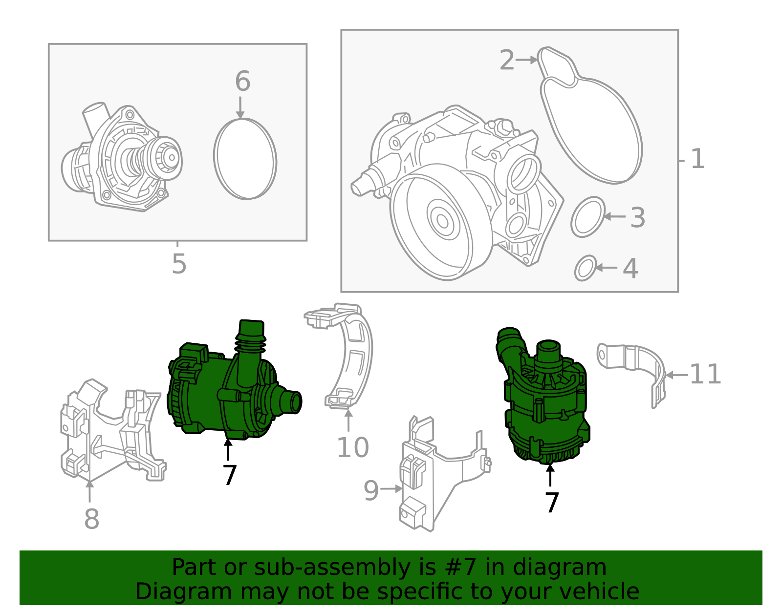 Genuine BMW 11-51-9-455-038 | Auxiliary Pump | FREE Shipping on Most ...