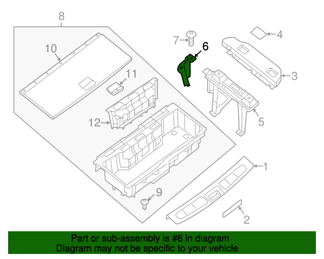 2013-2020 Infiniti Front Cover 84944-3JA0A | Infiniti Parts Online