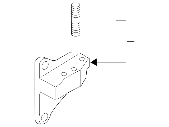 2010-2015 Hyundai Engine Mount Bracket 21670-2G000 | OEM Parts Online