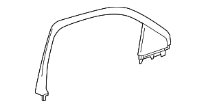 22772911 - Passenger Side Front Door Window Garnish Molding 2015-2020 ...