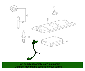 2009-2013 Porsche Engine Crankshaft Position Sensor 9A1-606-112-02 ...