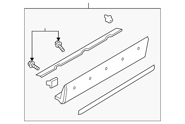 2016-2020 Mazda CX-9 Rear Rocker Molding - Passenger Side (RH) TK49-51 ...