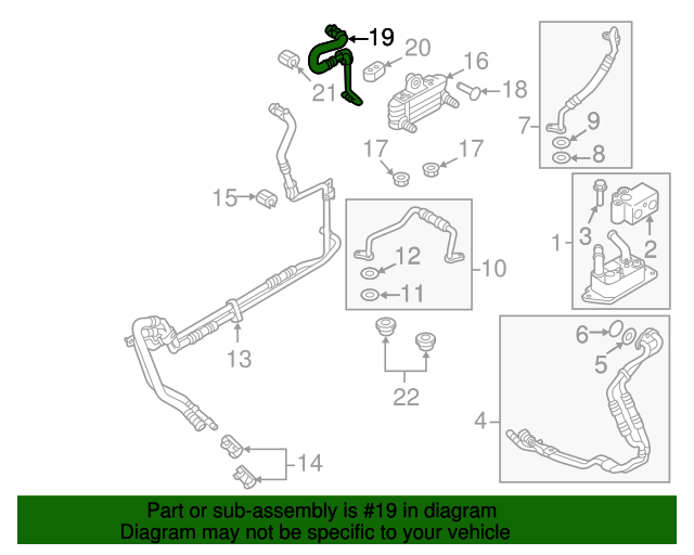 Genuine OEM Ford Part - Tube CT4Z-7C410-A | Genuine OEM Ford Parts ...