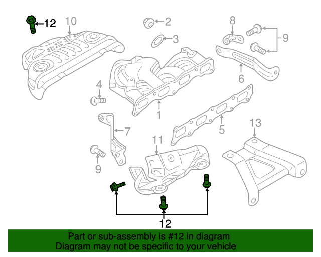 MF911233 - Rear Bracket Bolt 2012-2024 Mitsubishi | Mitsubishi Direct Parts