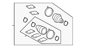 2007-2011 Toyota Cv Joint Boot Kit 04427-06290 | OEM Parts Online
