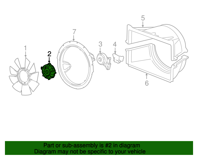 Engine Cooling Fan Clutch 84166745 GM | GMPartsDirect.com