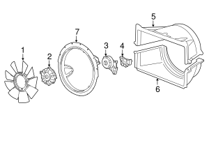 Engine Cooling Fan Clutch 84166745 GM | GMPartsDirect.com