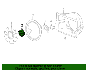 Engine Cooling Fan Clutch 84166745 GM | GMPartsDirect.com