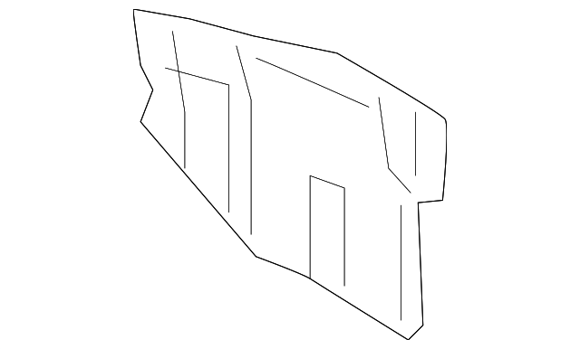 2019-2022 Toyota Avalon Splash Shield 53885-07020 | Toyota Parts Center