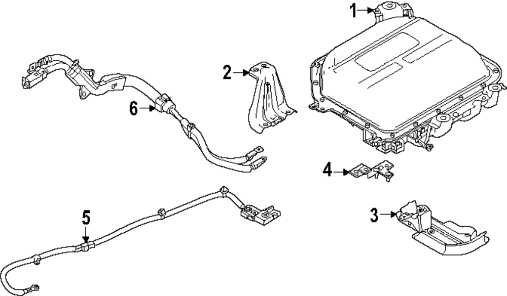 K628-67-270A - 2024 Mazda CX-90 - Negative Cable | Mazda Parts Factor