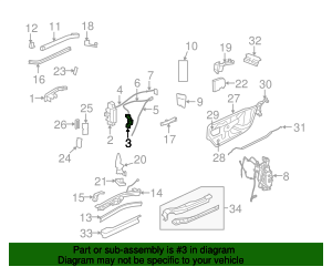 2008-2020 Mopar Catch - Driver's Side (LH) 5109545AC | TascaParts.com