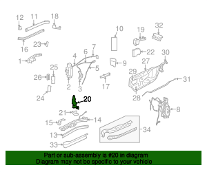 05020920AG - Hinge - 2008-2020 Mopar | Mopar Parts Canada