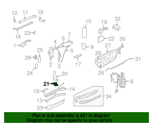 2017-2020 Mopar Latch - Driver's Side (LH) 68185991AC | TascaParts.com