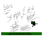 2008-2020 Mopar Latch-Sliding Door - Passenger Side (RH) 68030378AG ...