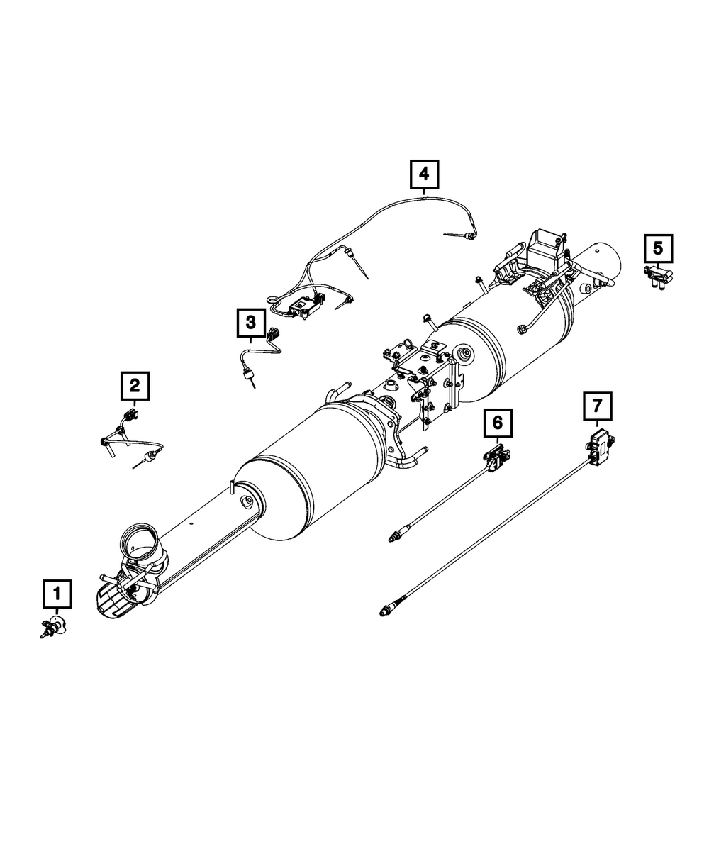 2025 Ram Exhaust Temperature Sensor 68594014AA | My Mopar Parts