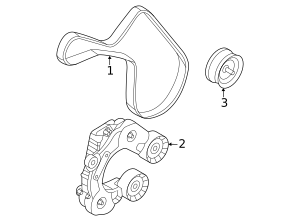 25212-2MHA0 - Serpentine Belt 2021-2024 Kia | Kia.Parts Store