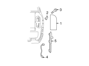1997-2006 Dodge Clip 6504072 | TascaParts.com