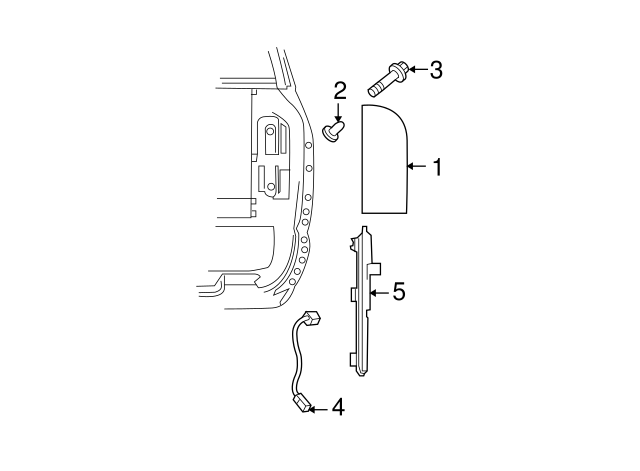 1997-2006 Dodge Clip 6504072 | TascaParts.com