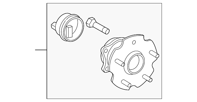 2008-2015 Scion xB Hub & Bearing 42450-12090 | OEM Parts Online