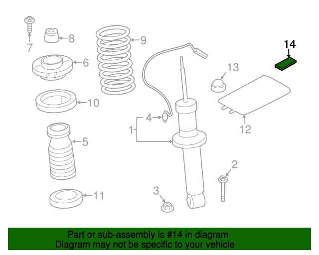 Genuine BMW 07-14-7-269-885 | Controller Fastener | FREE Shipping on ...