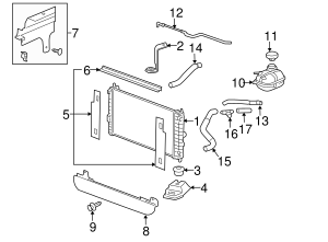 2006-2024 GM Engine Coolant Tee 23333192 GM | GMPartsDirect.com