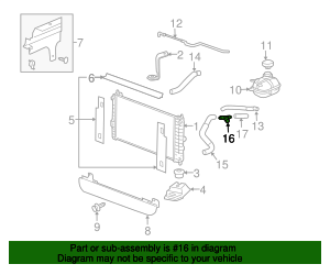 2006-2025 GM Engine Coolant Tee 23333192 GM | GMPartsDirect.com