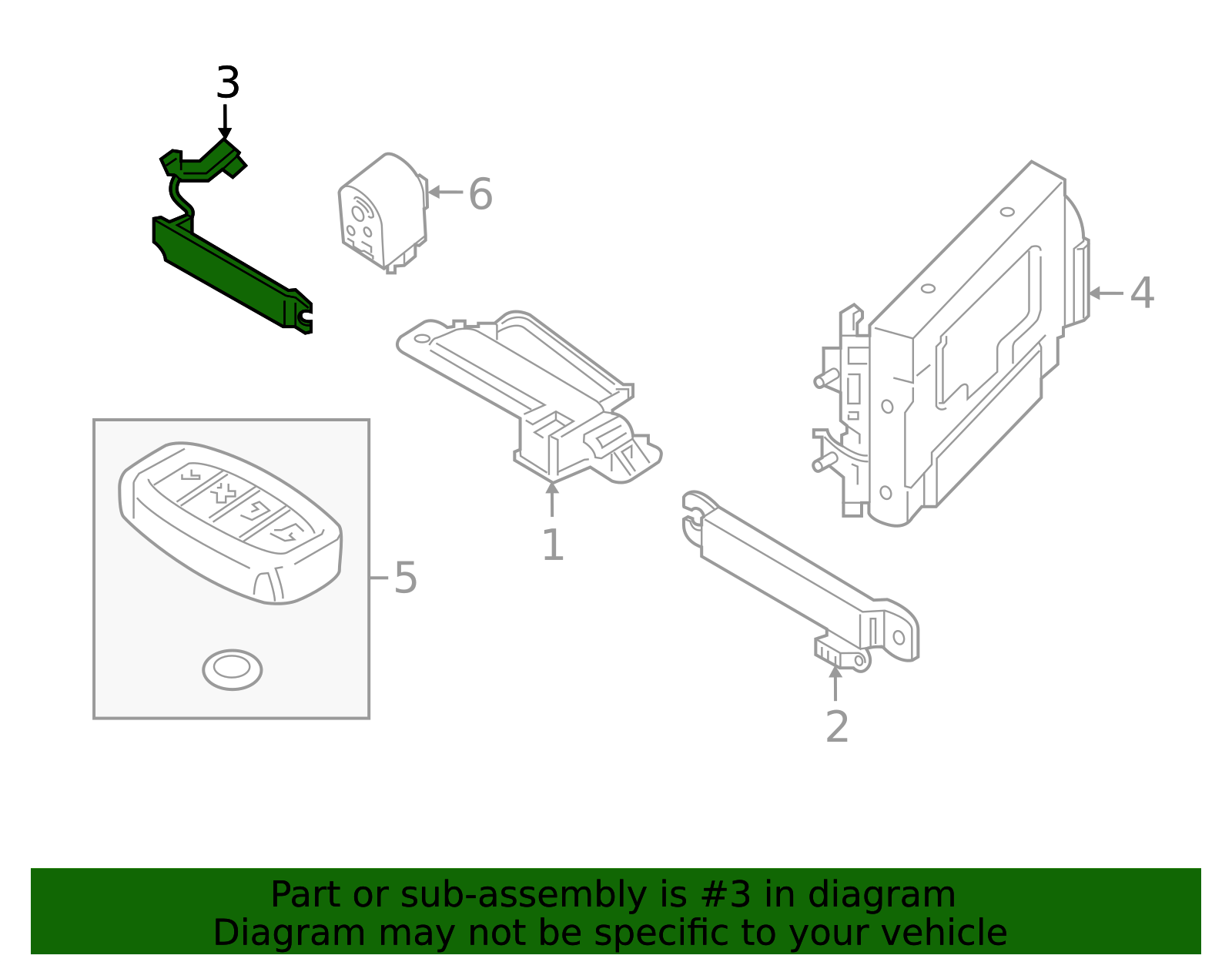 95460-S2000 - Keyless Entry Antenna 2019-2020 Hyundai Santa Fe ...