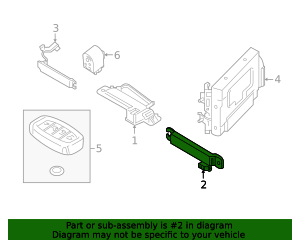 95460-S2500 - Keyless Entry Antenna 2021-2023 Hyundai Santa Fe ...
