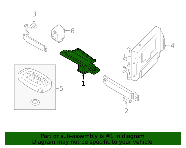 2021-2023 Hyundai Santa Fe Keyless Entry Antenna 95460-S1530 ...