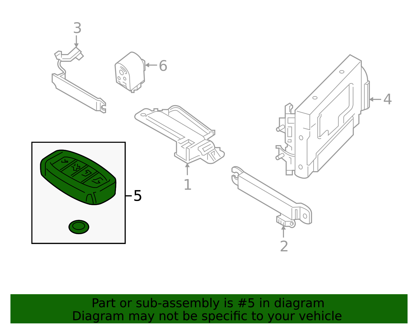 Genuine Transmitter for 2019-2020 Hyundai Santa Fe | Part# 95440-S2000 ...