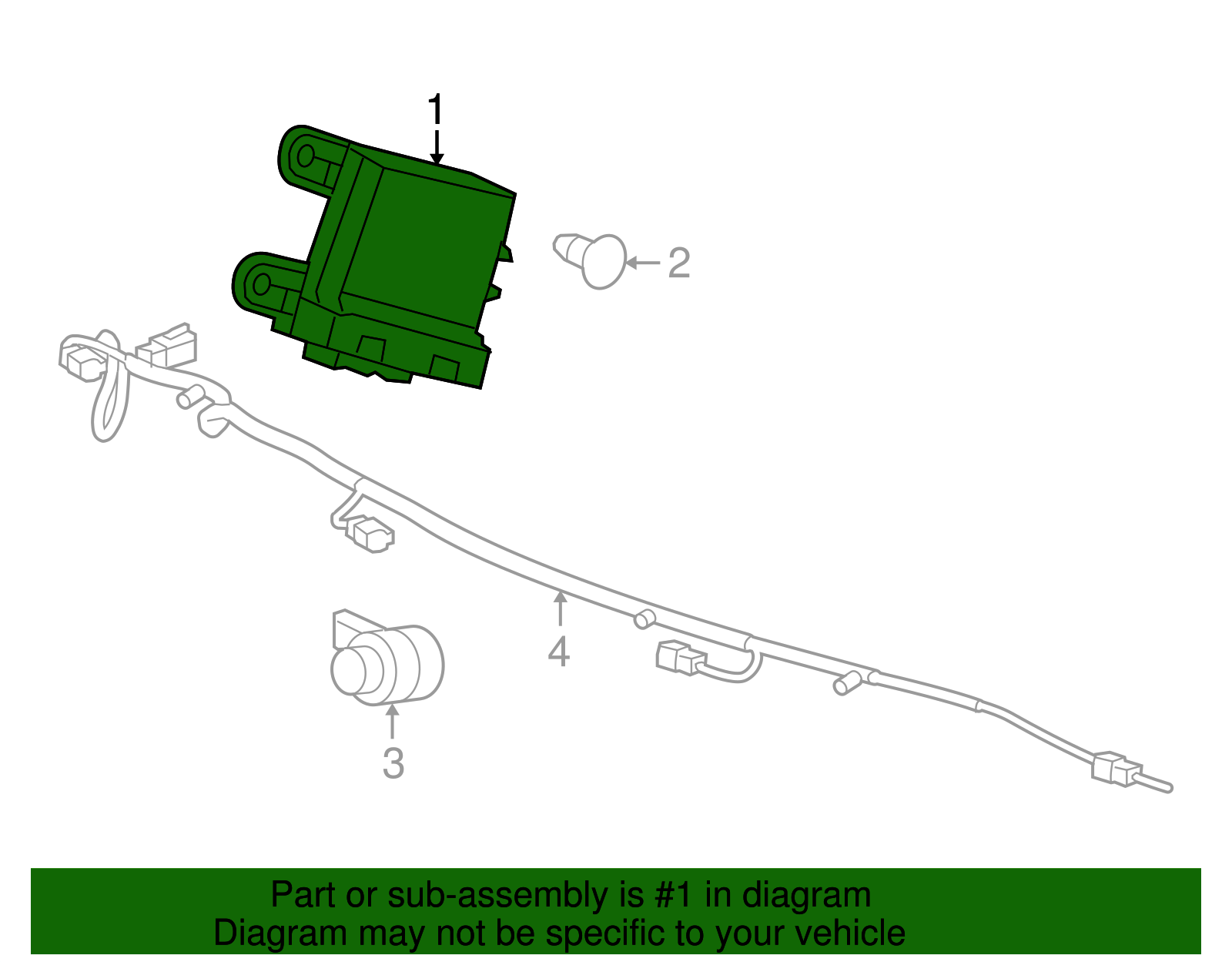 2010-2017 GM Parking Assist Control Module 20925650 | OEM Parts Online