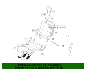89186-1D000RU - Track End Cap 2007-2010 Kia Rondo | Kia.Parts Store
