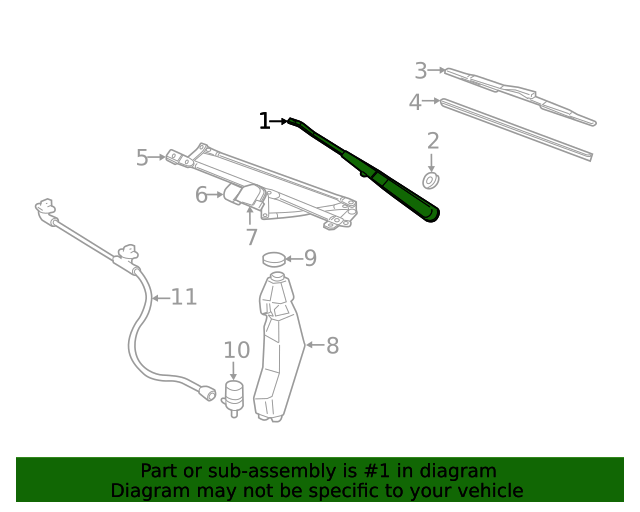 Arm - Driver's Side (LH) 84447096 | TascaParts.com