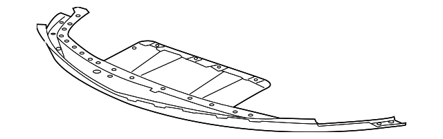 2014-2016 Cadillac ELR Front Bumper Fascia Extension 22887922 ...
