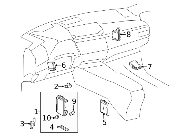 2019-2022 Lexus UX200 Junction Block 82730-76050 | OEM Parts Online