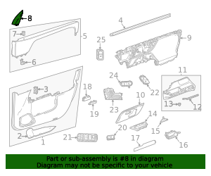 247-720-64-02-9051 - Corner Cover 2020-2023 Mercedes-Benz | Mercedes ...