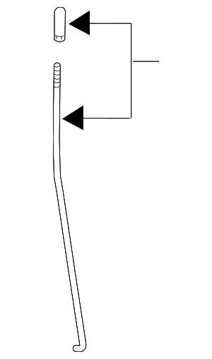 22833394 - Cocoa Passenger Side Front Door Locking Rod Knob 2014-2019 ...