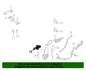 2014-2020 GM Front Side Door Check Link 84186138 GM | GMPartsDirect.com