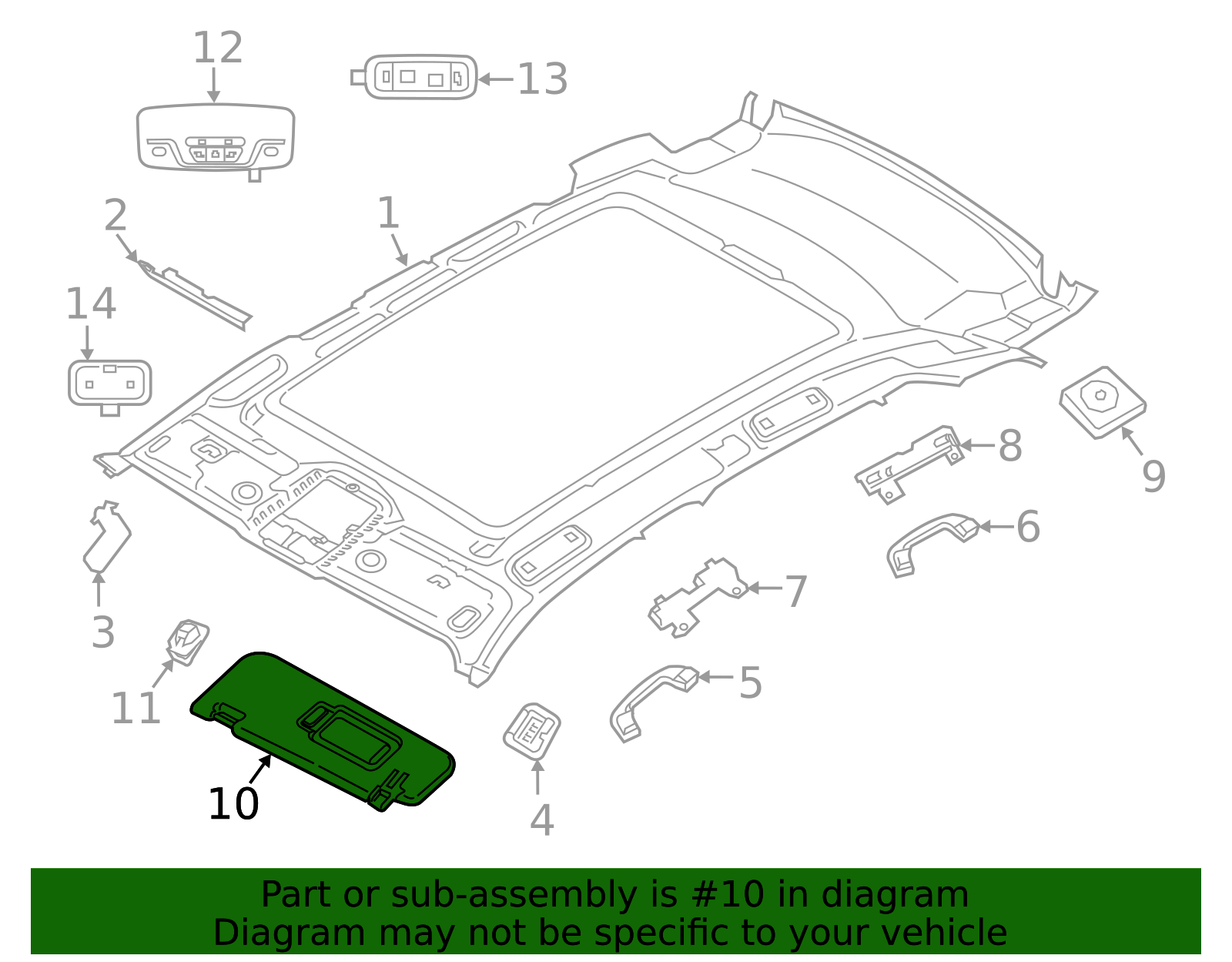 Genuine BMW 51-16-5-A2A-151 | Sun-Visor | FREE Shipping on Most Orders ...