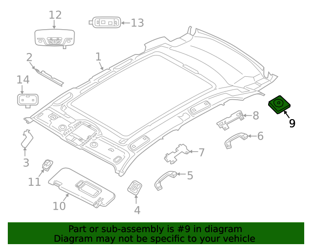 Genuine BMW 51-41-8-495-498 | Speaker Grille | FREE Shipping on Most ...
