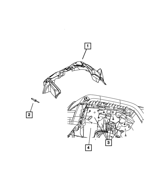 2007-2018 Jeep Splash Shield, Right 55157116AI | Mopar eStore