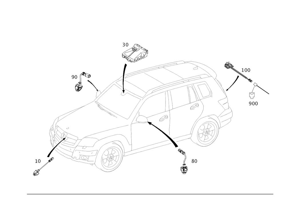 204-820-64-97-64 - Camera Mercedes-Benz USA Parts