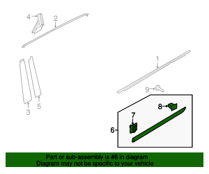 2011-2016 Hyundai Equus Door Molding 87721-3N000 | AutoNationParts.com
