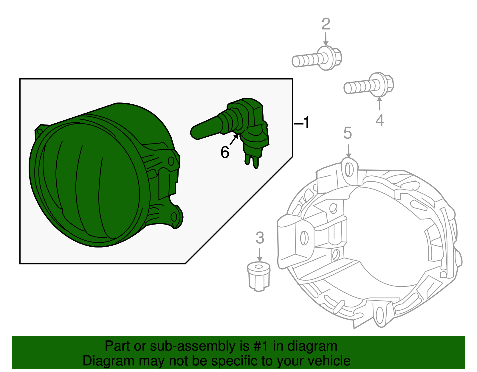 2006-2014 Toyota Fog Lamp Assembly 81220-0D042 | Retail Performance ...